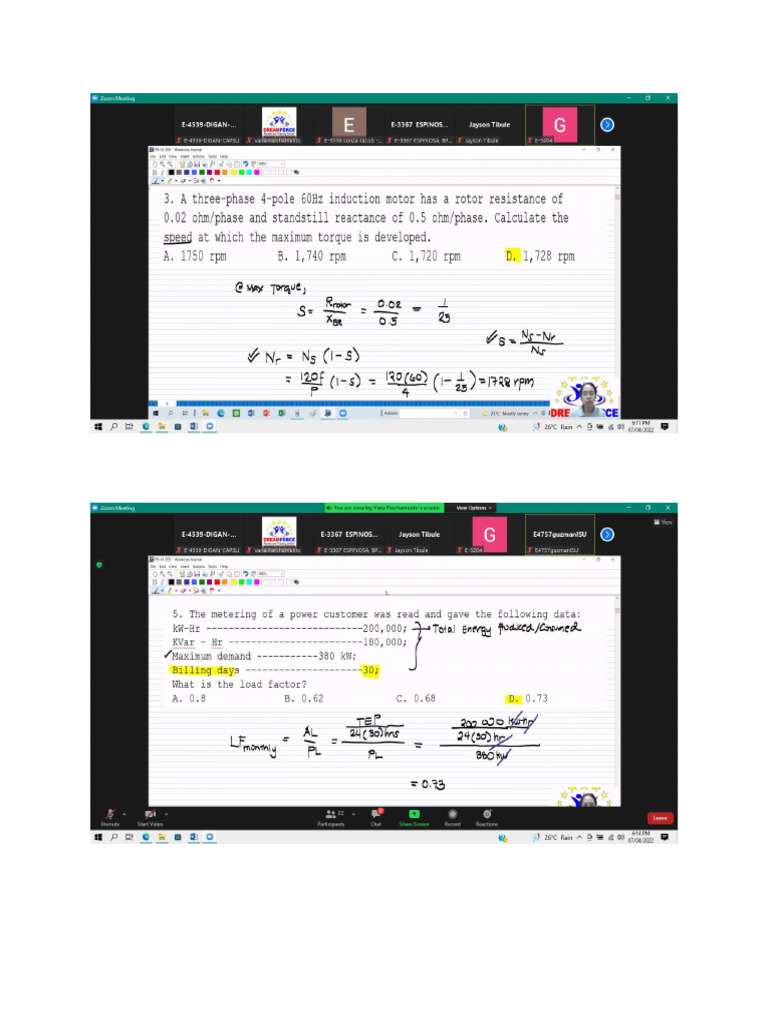 PREBOARD EXAM 18-EE - 6 | PDF