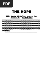 MCQ Answer Sheet 1 To 50 | PDF