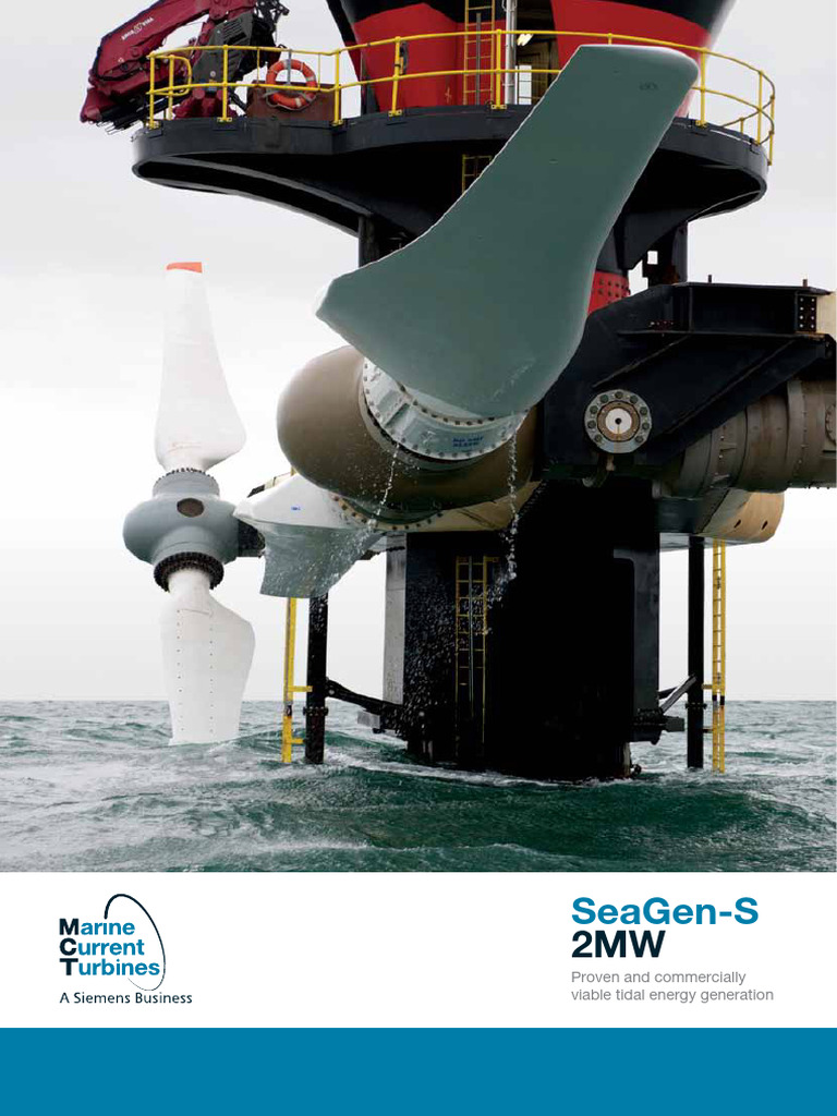 SeaGen Marine Energy | PDF | Turbine | Electrical Grid