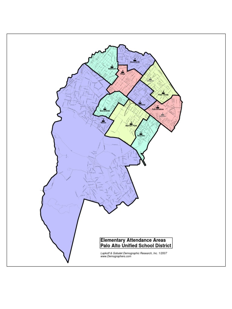 Attendance Boundary Maps | PDF