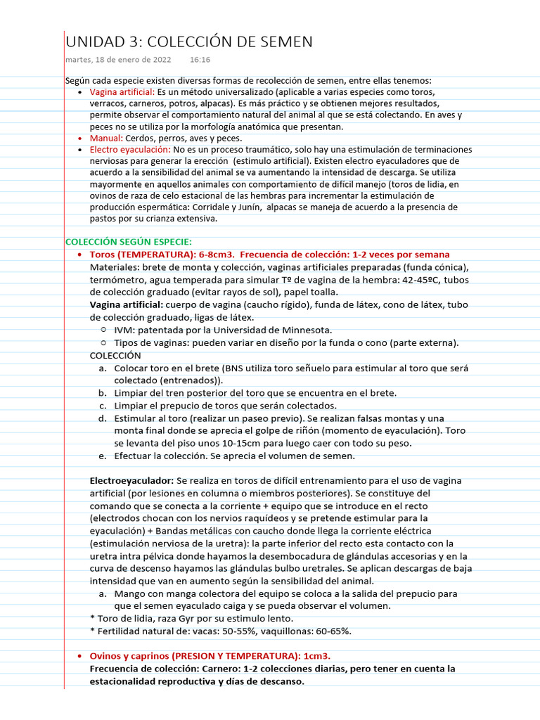 Unidad 3 | PDF | Semen | Hormona luteinizante