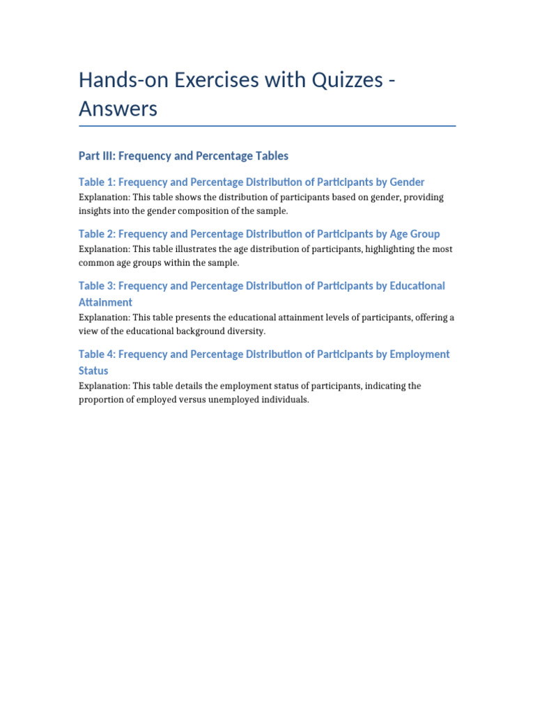 Hands-On Exercises Answers | PDF