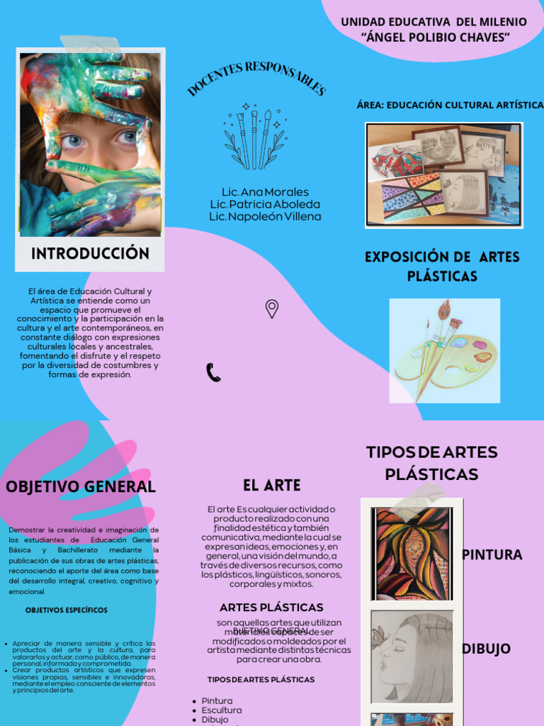 Triptico eca | PDF | Artes plásticas | Educación en artes liberales