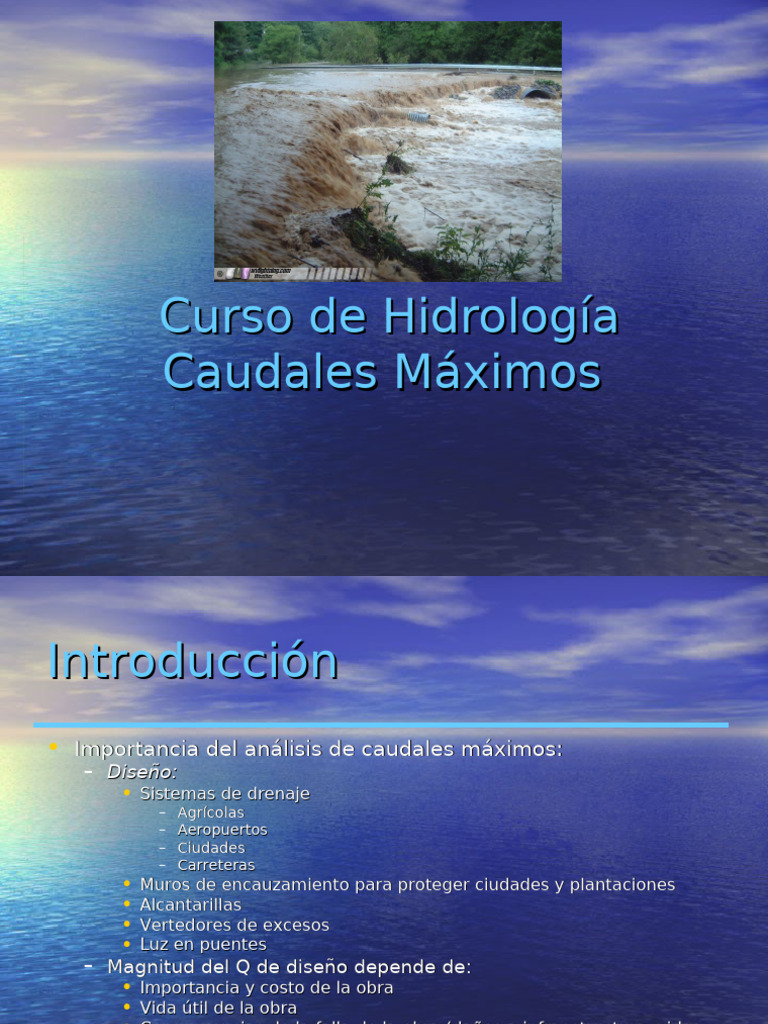 Caudal Maximo | PDF