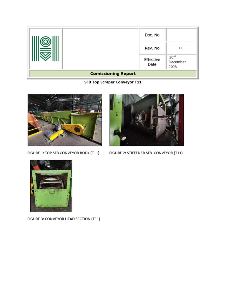 Comissioning Report T10 and T11 AMENDED | PDF | Manufactured Goods ...
