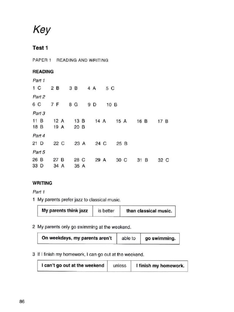 Cambridge Preliminary English Test 2-95-167 | PDF