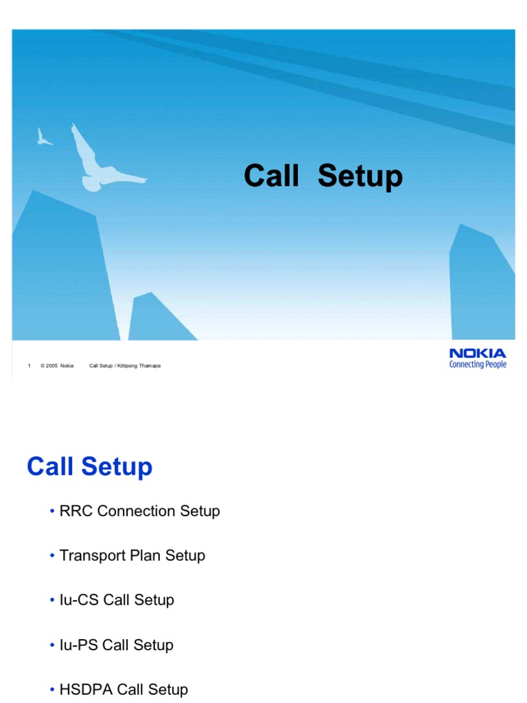 02 - Call Setup | PDF | High Speed Packet Access | Radio Resource ...