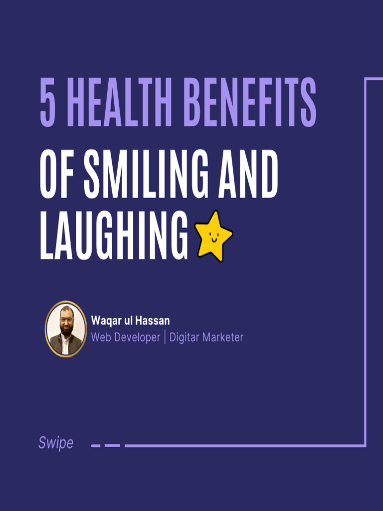 5 Benifits of Smiling and Laughing ? | PDF