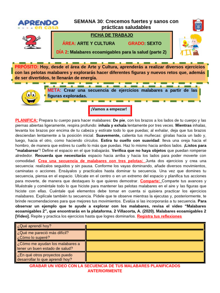 Ficha Arte - Dia 2 | PDF