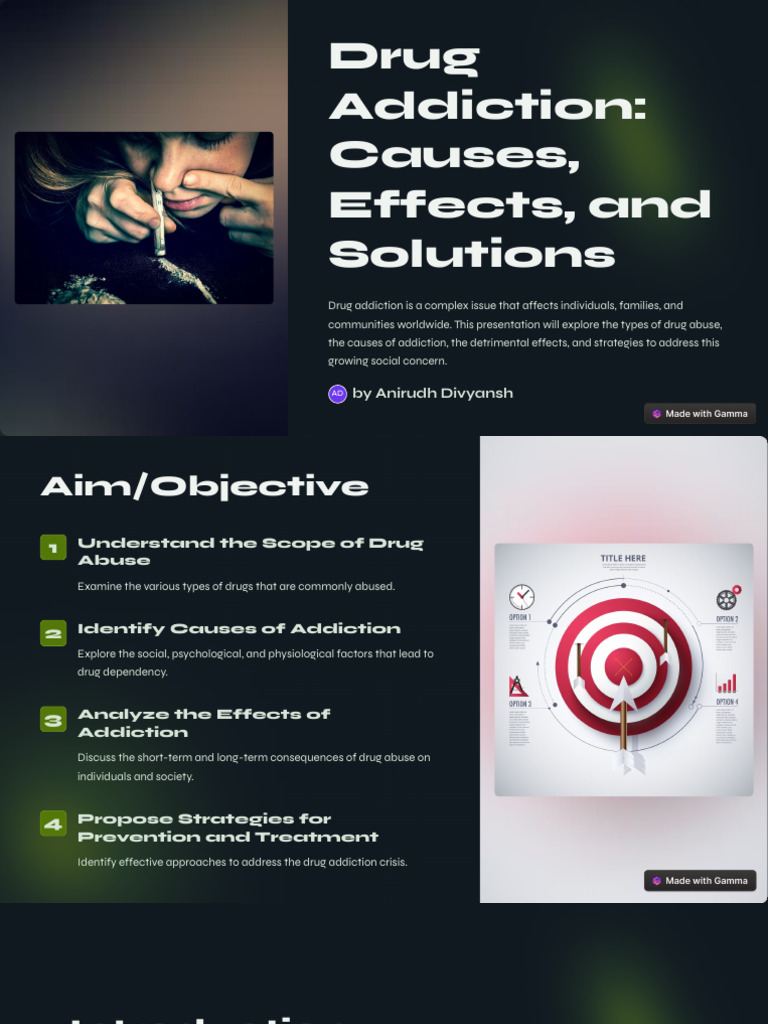 Drug Addiction: Causes, Effects & Solutions | PDF | Substance Abuse ...
