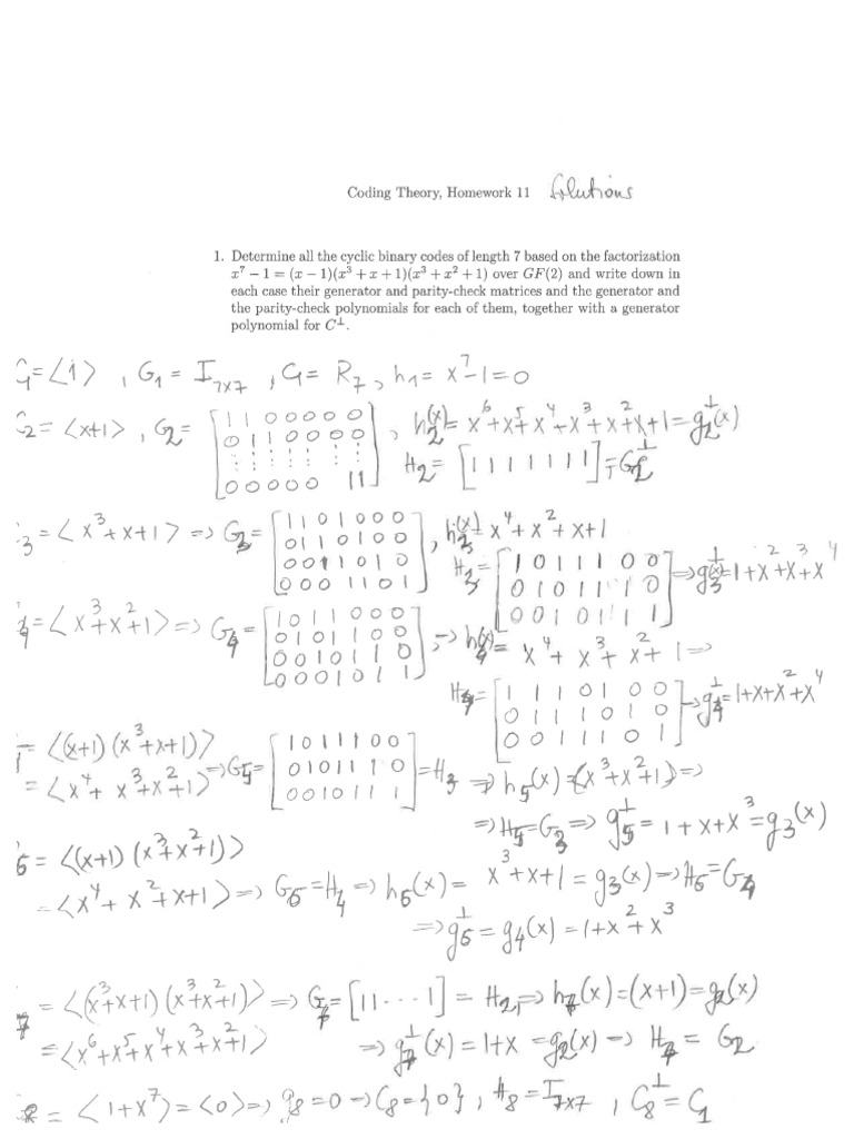 Hw9 2024 Solutions | PDF