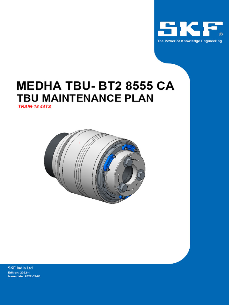 SKF TBU Maintenance Plan Guide | PDF | Bearing (Mechanical ...