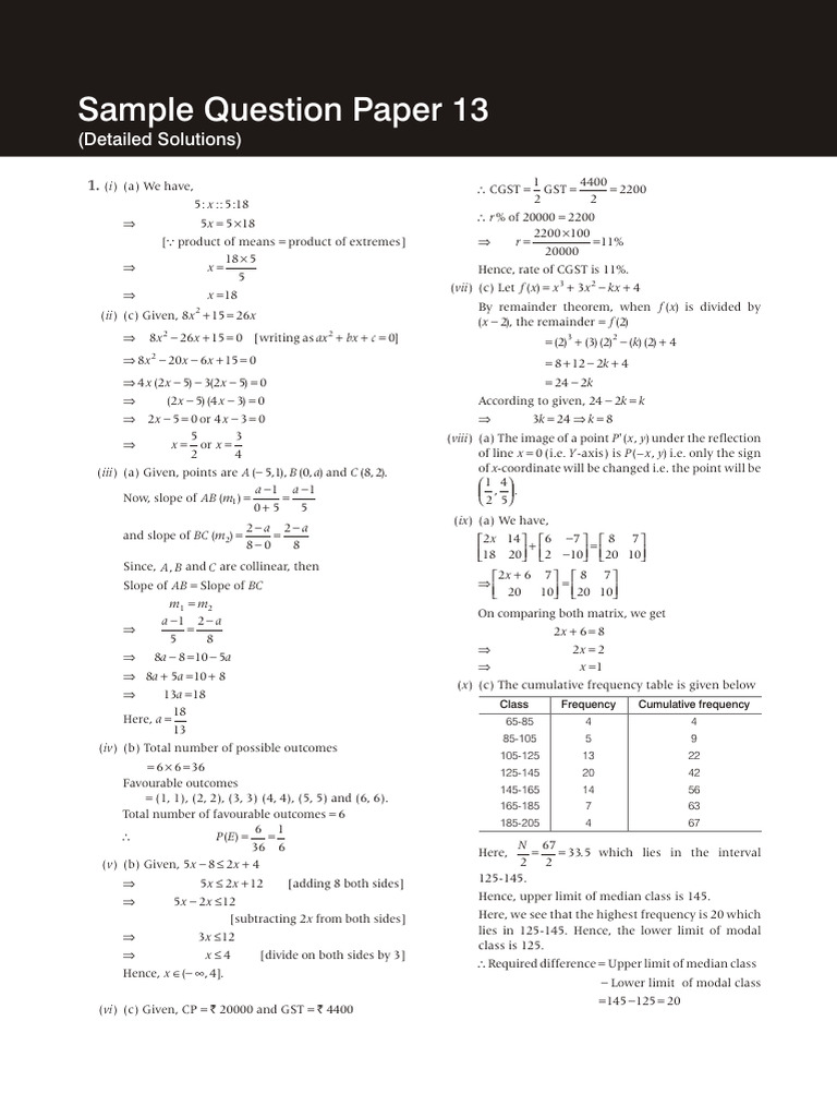 ICSE I Succeed Math 12th SP13 | PDF | Elementary Mathematics | Euclidean Plane Geometry