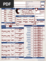 Ficha Pathfinder 2e - Editável | PDF