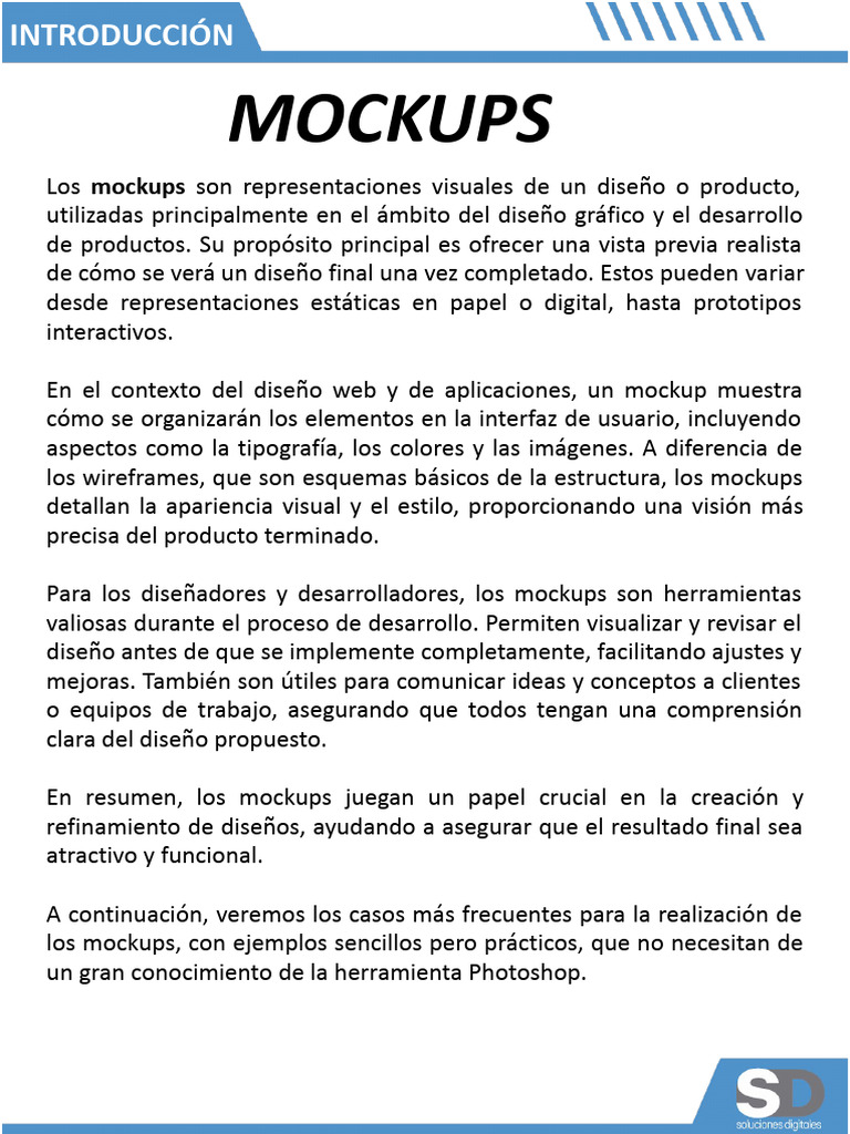 Mockups | PDF | Diseño | Diseño gráfico