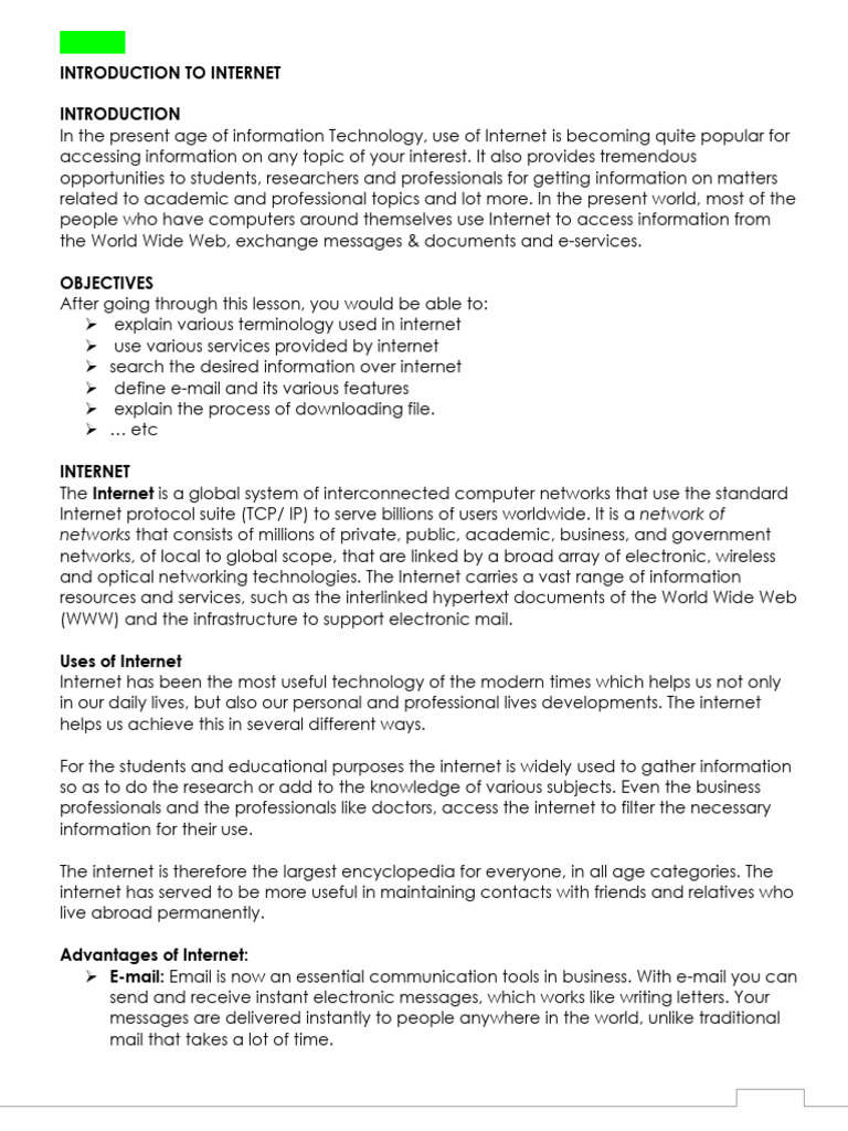 ESS316 - Service Web - Lecture Notes 1 | PDF | World Wide Web ...