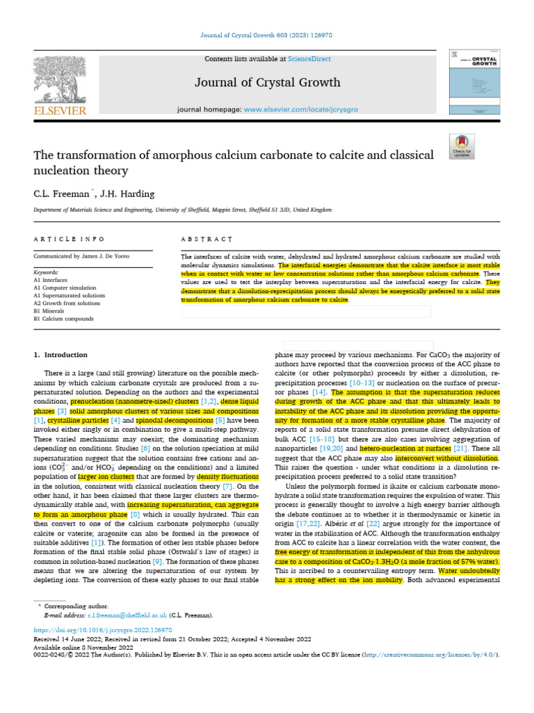 Dissolution or Solid State | PDF | Nucleation | Physical Chemistry