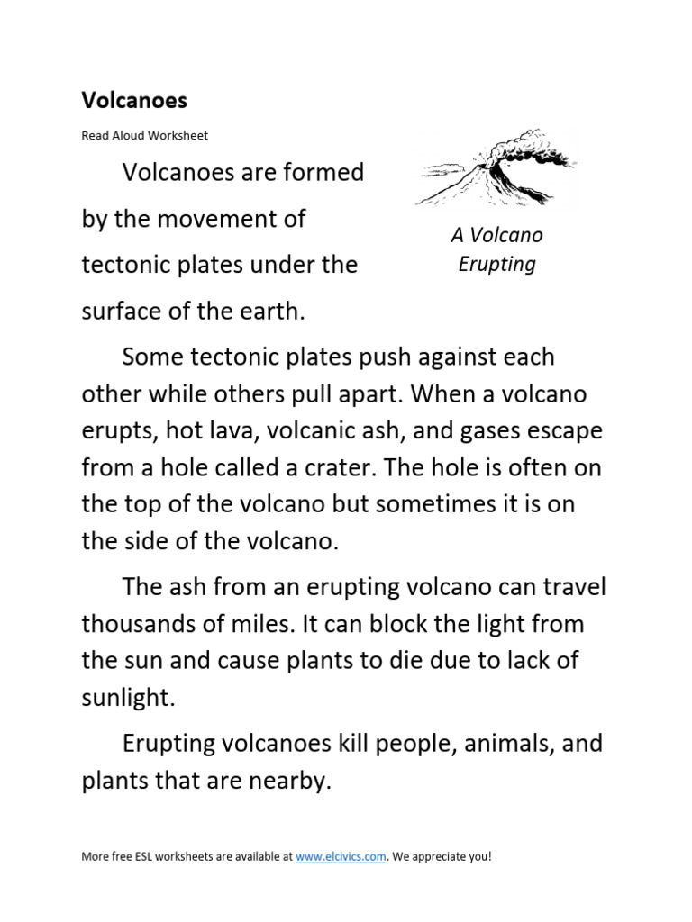 volcanoes-read-aloud | PDF