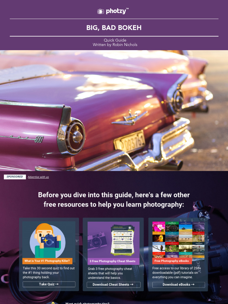 Big Bad Bokeh | PDF | Camera Lens | Aperture