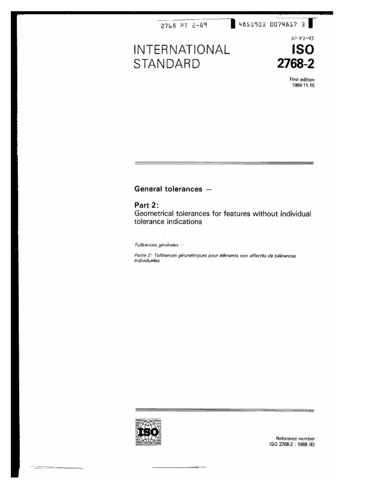 ISO-2768-2 | PDF