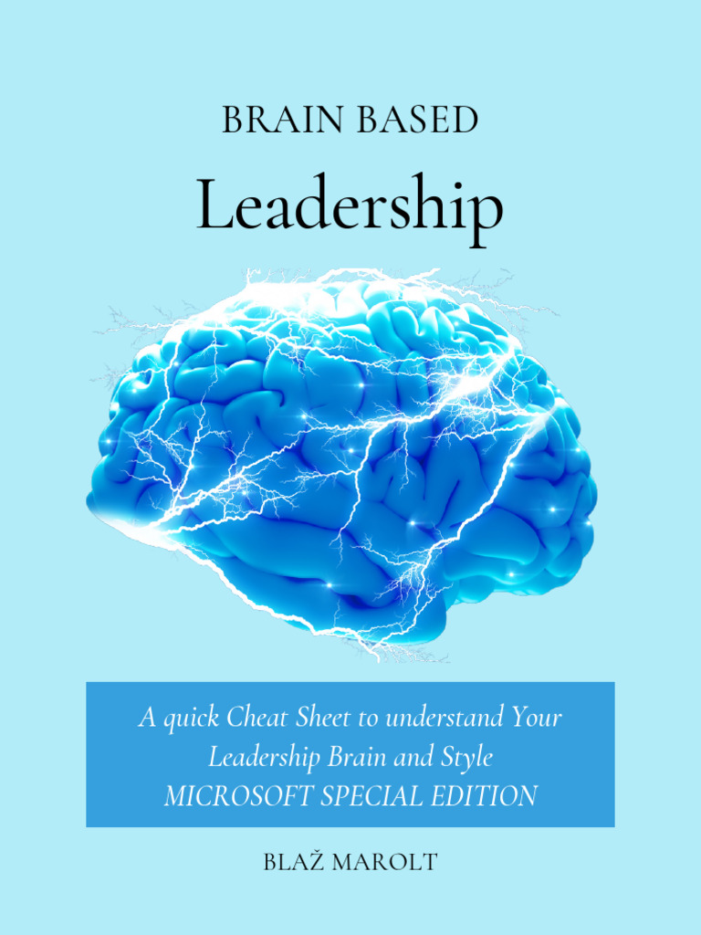 Microsoft Brain Based Leadership Cheat Sheet | PDF | Leadership ...