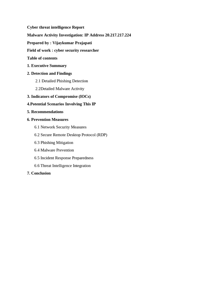 Cyber Threat Intelligence Report (1) | PDF | Phishing | Malware