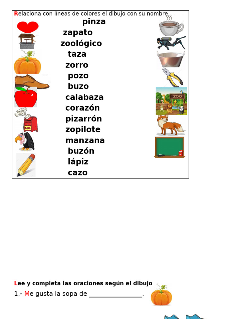Palabras Con Z | PDF