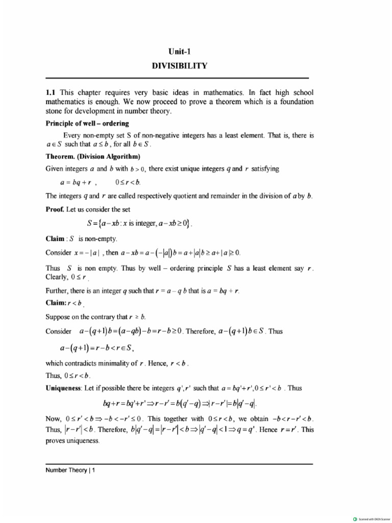 Division algorithm | PDF Division algorithm | PDF