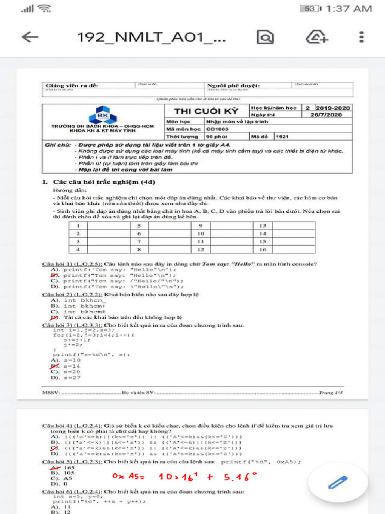 Nhap Mon Lap Trinh | PDF