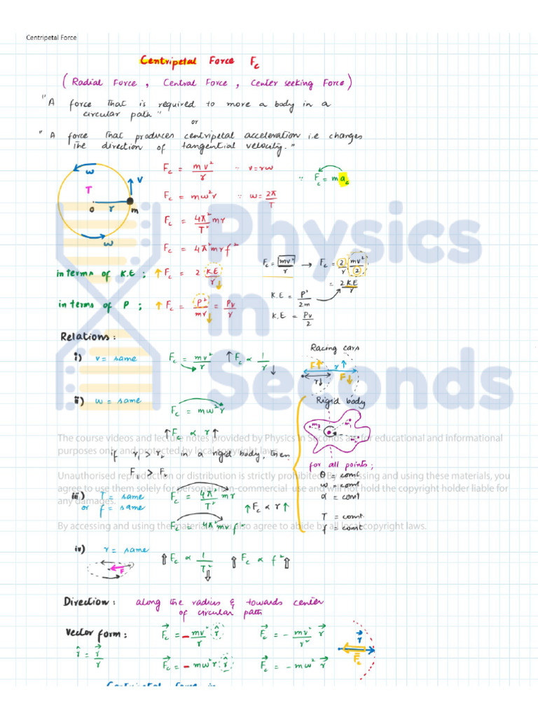 9.4 - Vertical Circular Motion | PDF