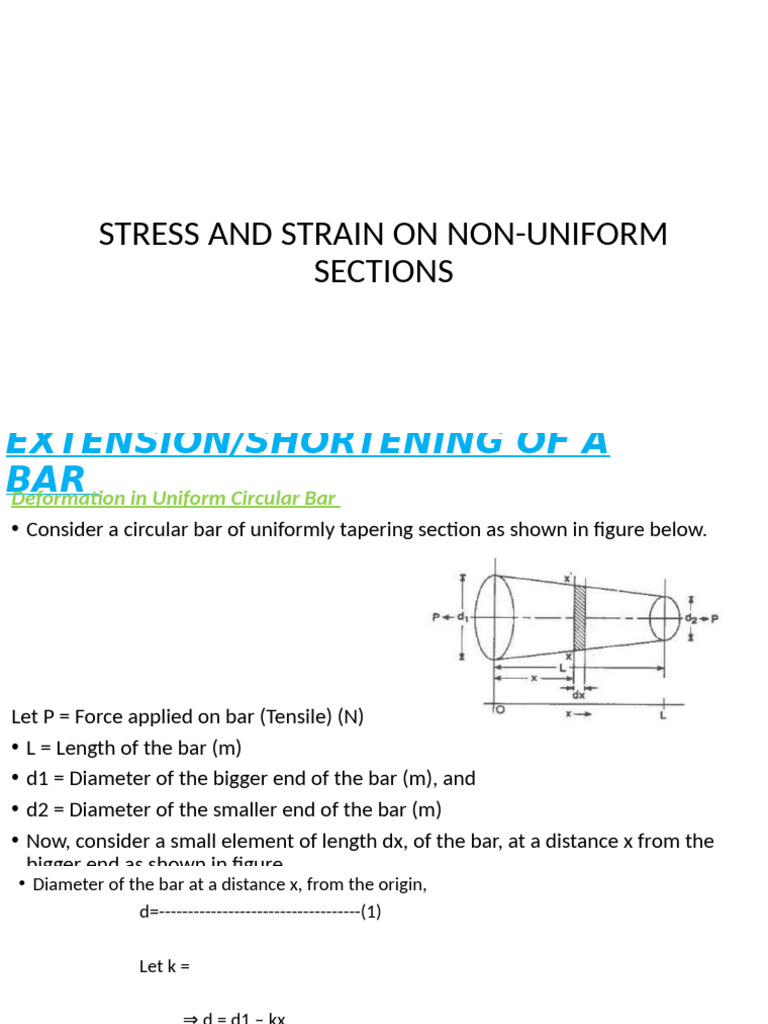 Non Uniform Sections Lecture 4 | PDF