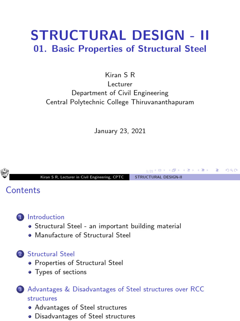 Properties of Structural Steel Explained | PDF | Deformation ...