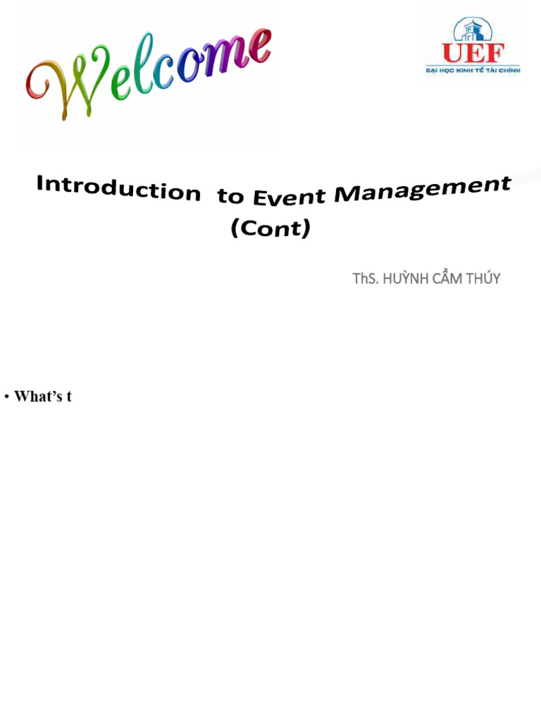Overview of Event Management Types | PDF | Category Theory | Economies