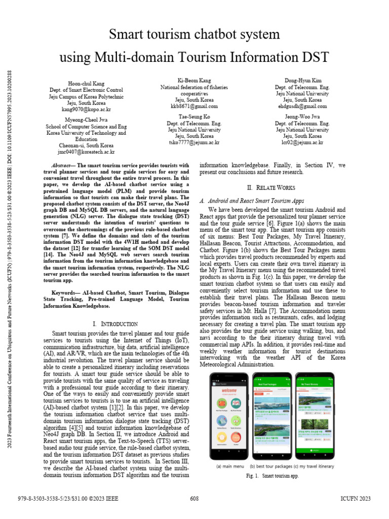 Smart_tourism_chatbot_system_using_Multi-domain_Tourism_Information_DST | PDF | Information ...