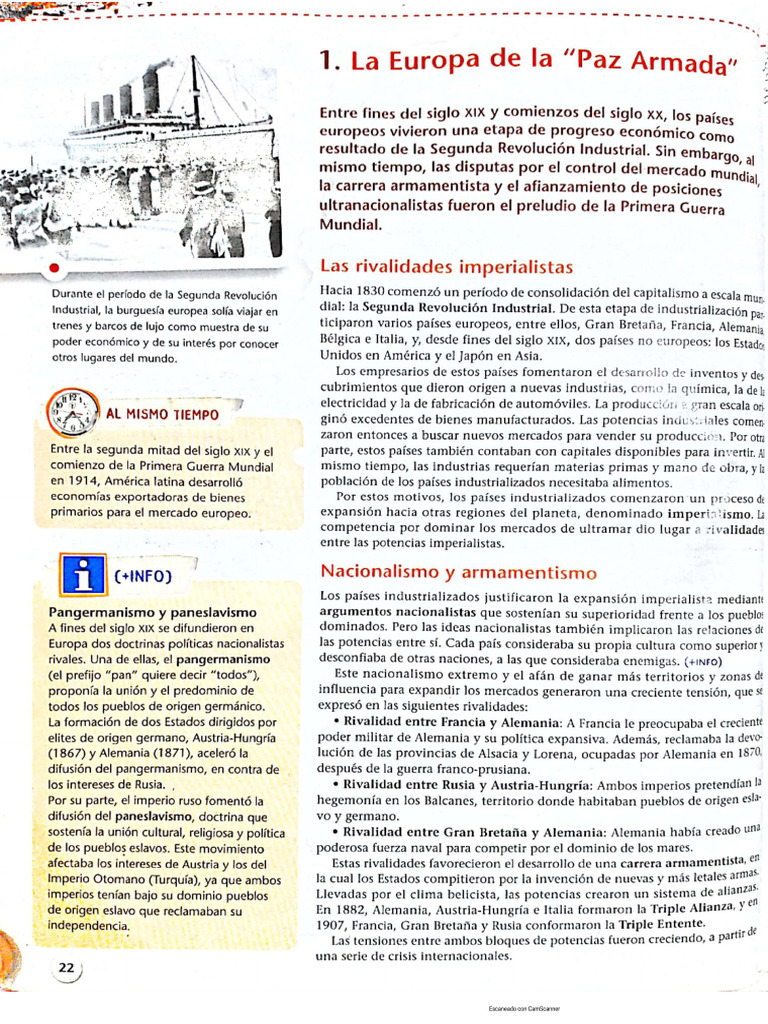 La Paz Armada y 1° Guerra Mundial - 1 | PDF