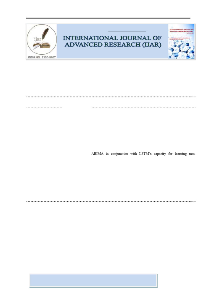 DYNAMIC DEMAND FORECASTING IN SUPPLY CHAINSUSING HYBRID ARIMA-LSTM ...