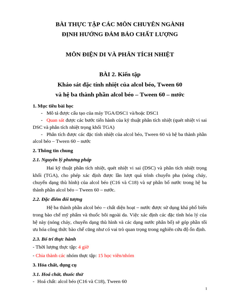 Kien Tap Phan Tich Nhiet SUA | PDF