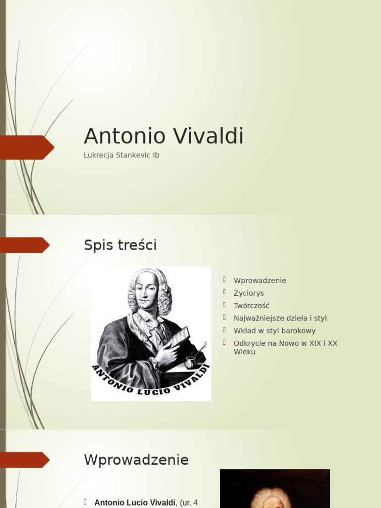 Antonio Vivaldi | PDF