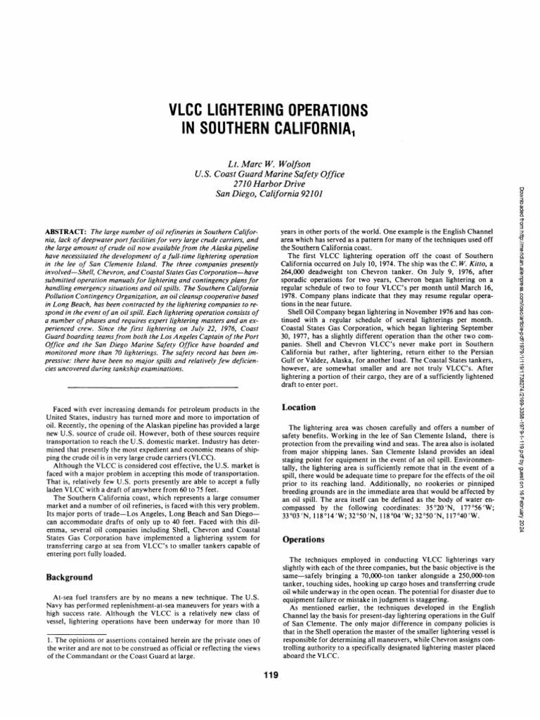 PAL STS Location and Details | PDF | Oil Tanker | Oil Spill