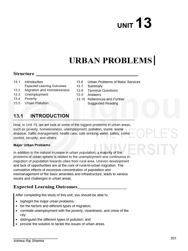 Unit-13 | PDF | Cost Of Living | Human Migration