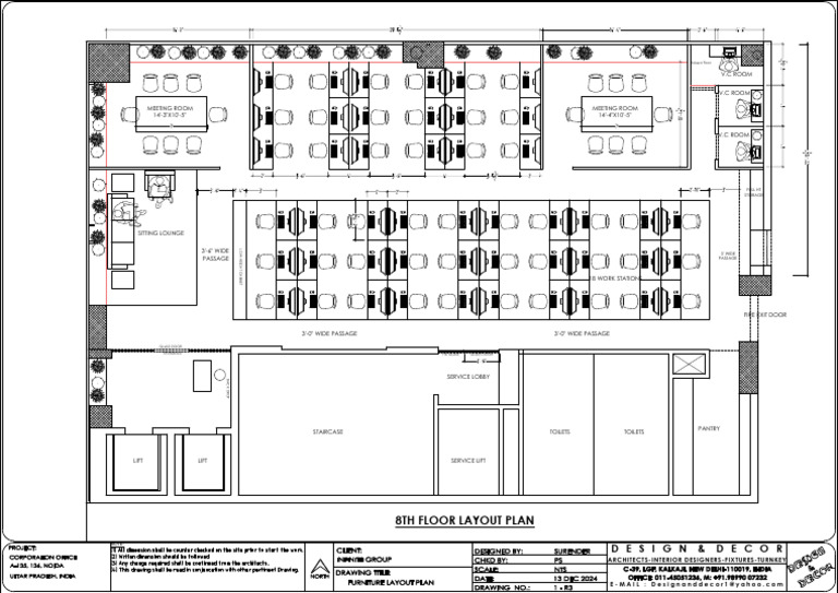 1-FURNITURE LAYOUT PLAN-8TH FLOOR_R3_14.12.24 | PDF | Architectural ...