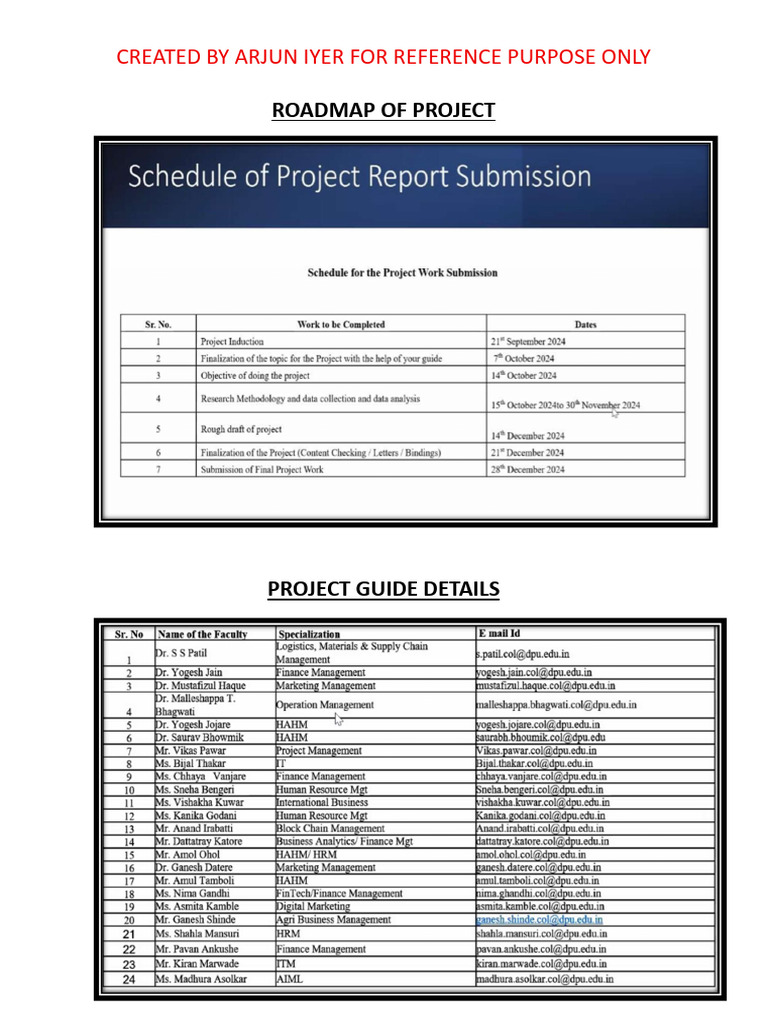 Project Mba Roadmap For Discussion | PDF | Taxes | Tax Deduction