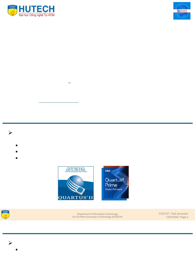 Lab - 1 - Introduction To Quartus | PDF | Field Programmable Gate Array | Logic Synthesis