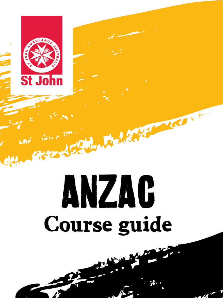 ANZAC course | PDF | Australian And New Zealand Army Corps