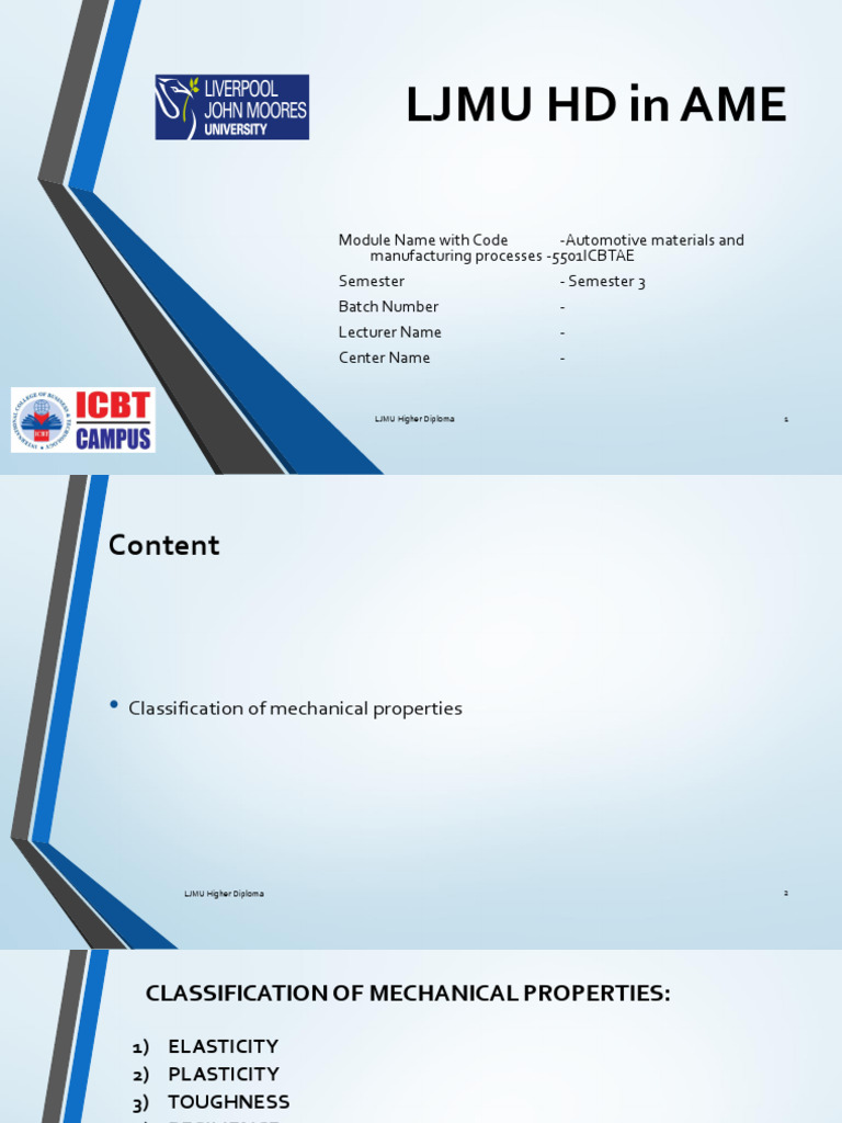 2 Mechanical properties of materials | PDF | Deformation (Engineering) | Ductility
