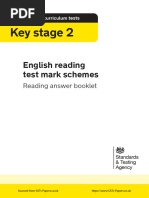 2024 Key Stage 2 English Reading Test Marks | PDF