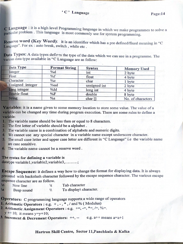 C C 2 Pdf
