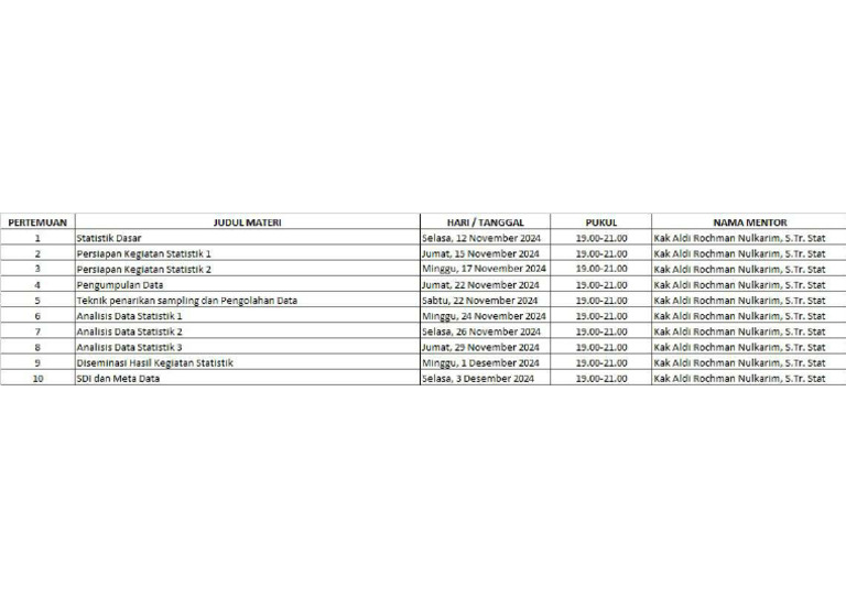 Jadwal 2 Pdf
