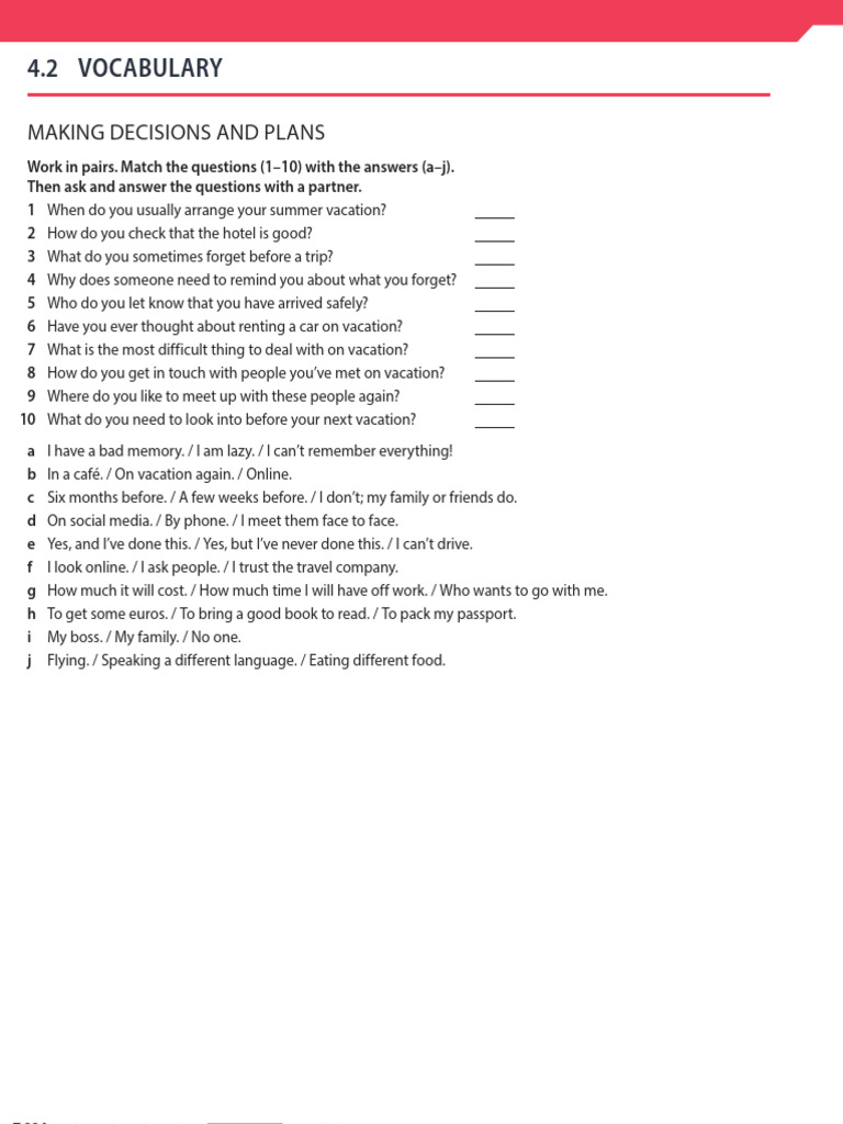 BUS 2.0 Level 3 Lesson Plan 4 Handout 2 | PDF