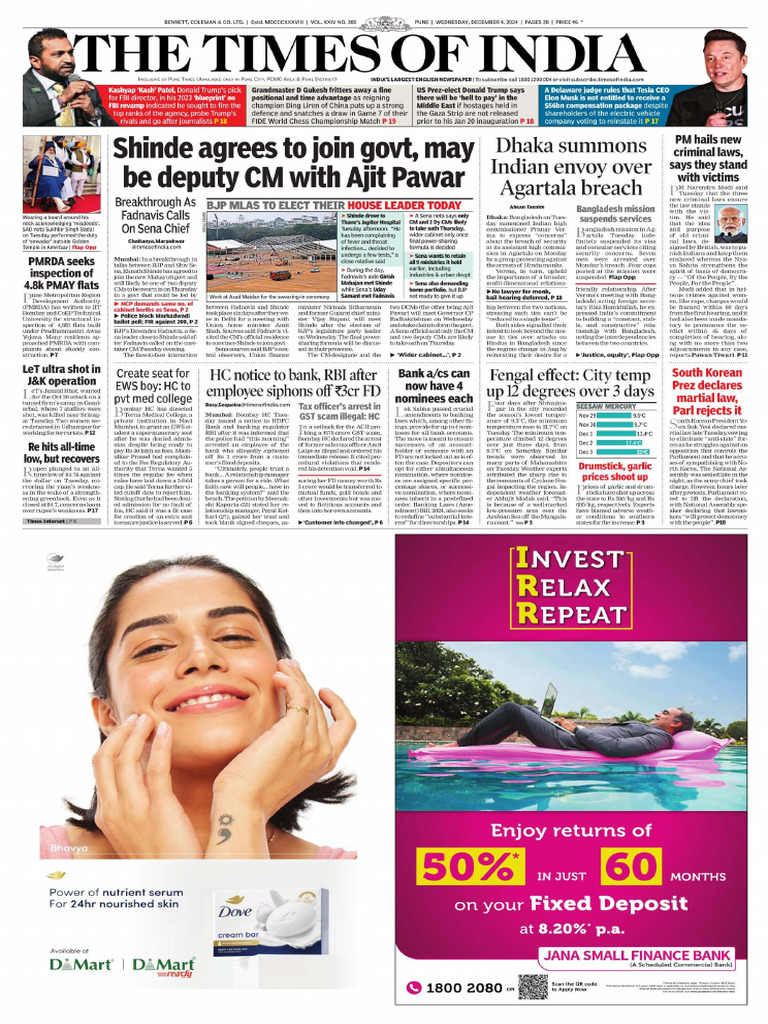 TOI_Pune_04-12-2024(1) | PDF